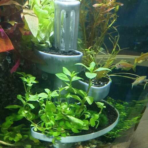 Download STL file Modularized terrace system for biOrb fish tank • 3D ...