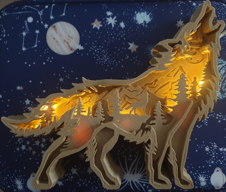 Elemental Wind Wolf