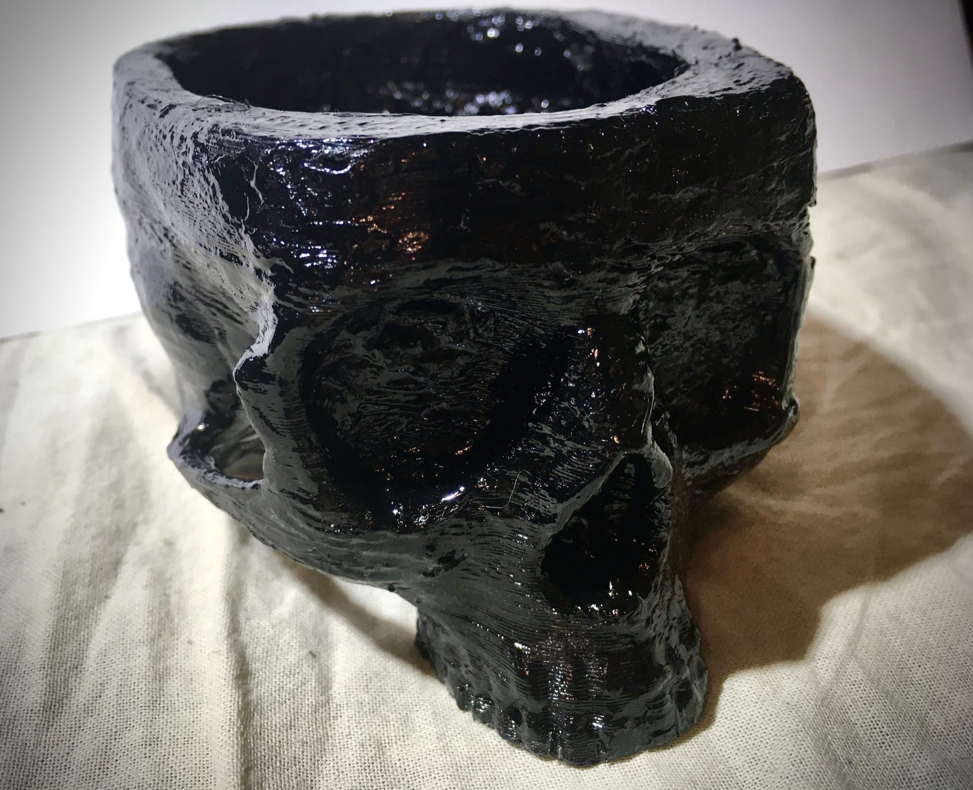 STL file Skull pot 💀・3D printable model to download・Cults