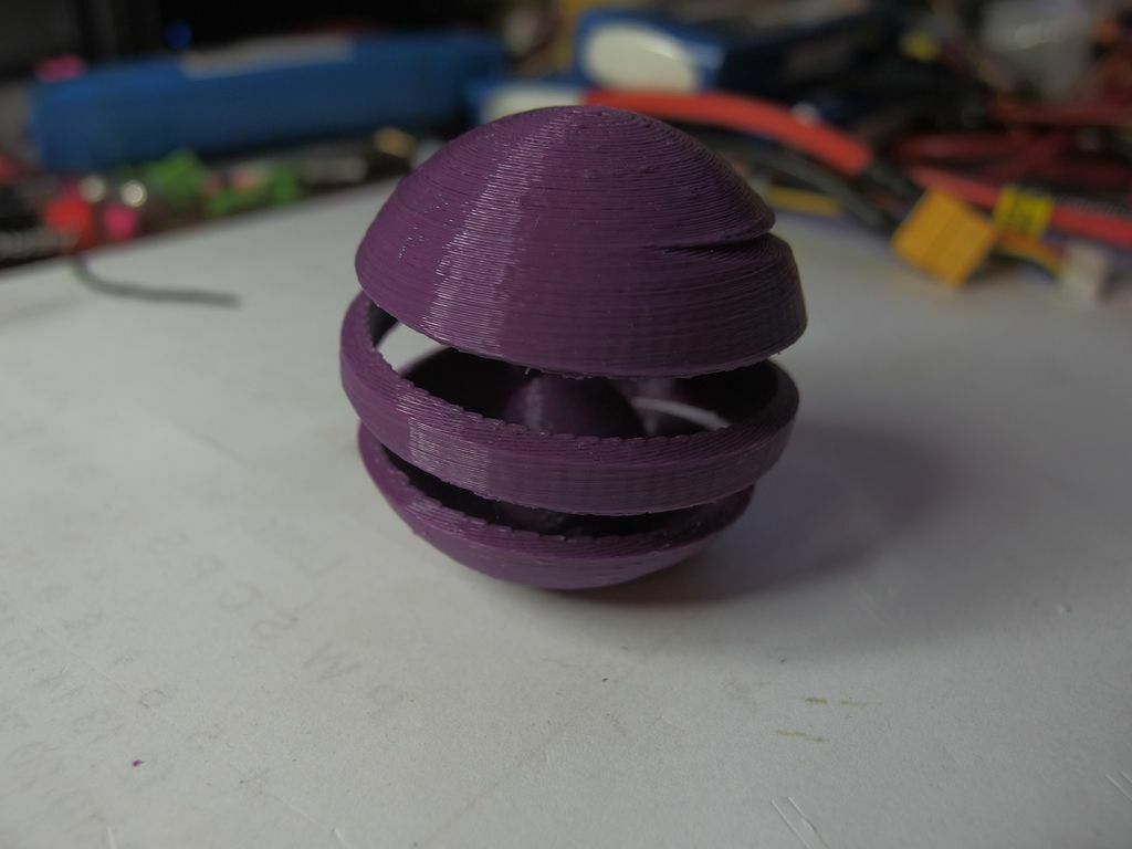 Free 3D file Sphere twist with ball inside・3D printable model to ...