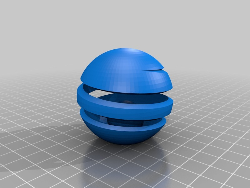 Free 3D file Sphere twist with ball inside・3D printable model to ...