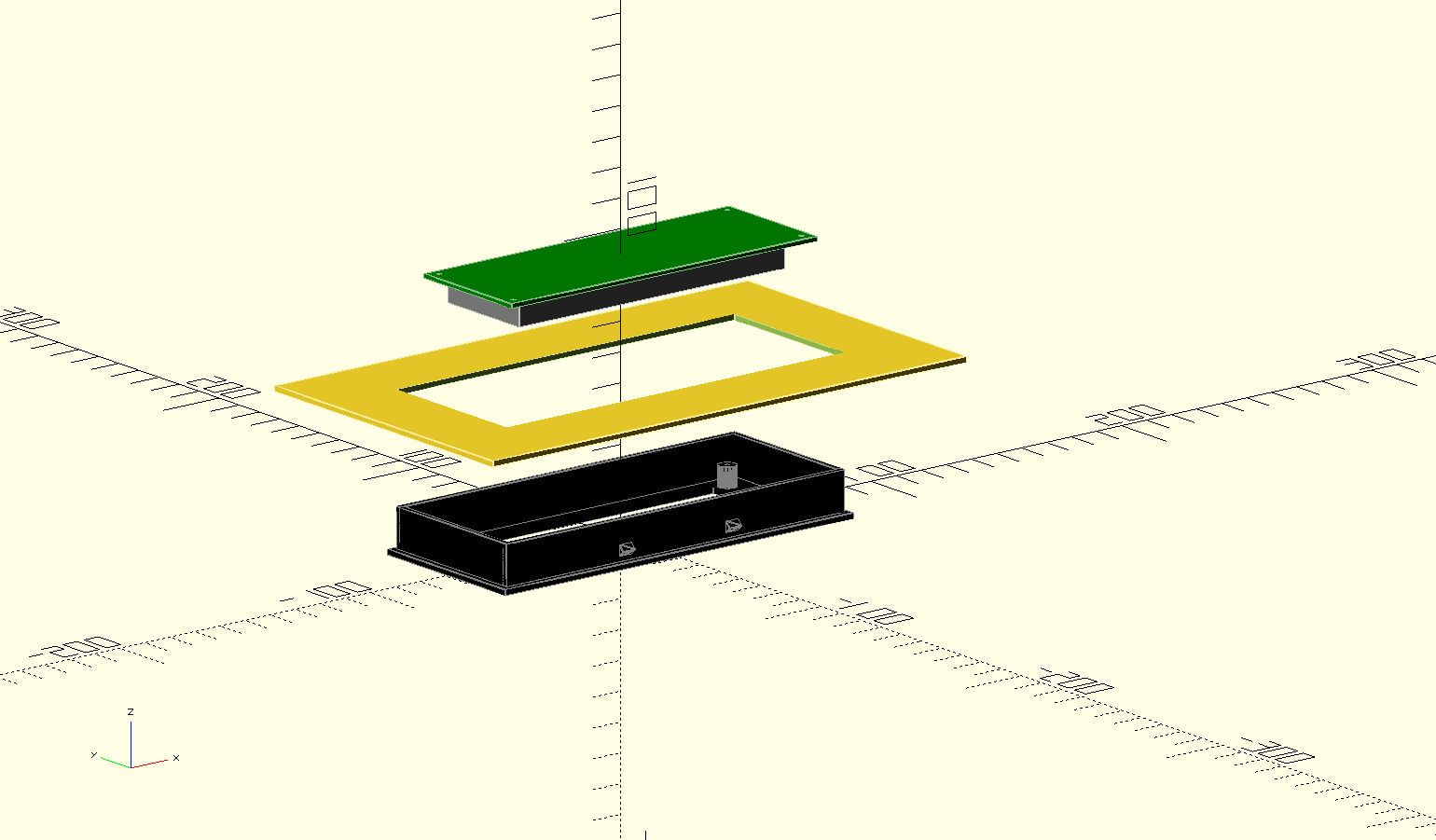 Free STL file Universal Mounting Mask for LCD Modules・3D printable ...