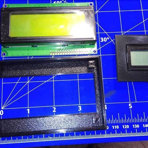 Download free SCAD file Universal Mounting Mask for LCD Modules • 3D ...