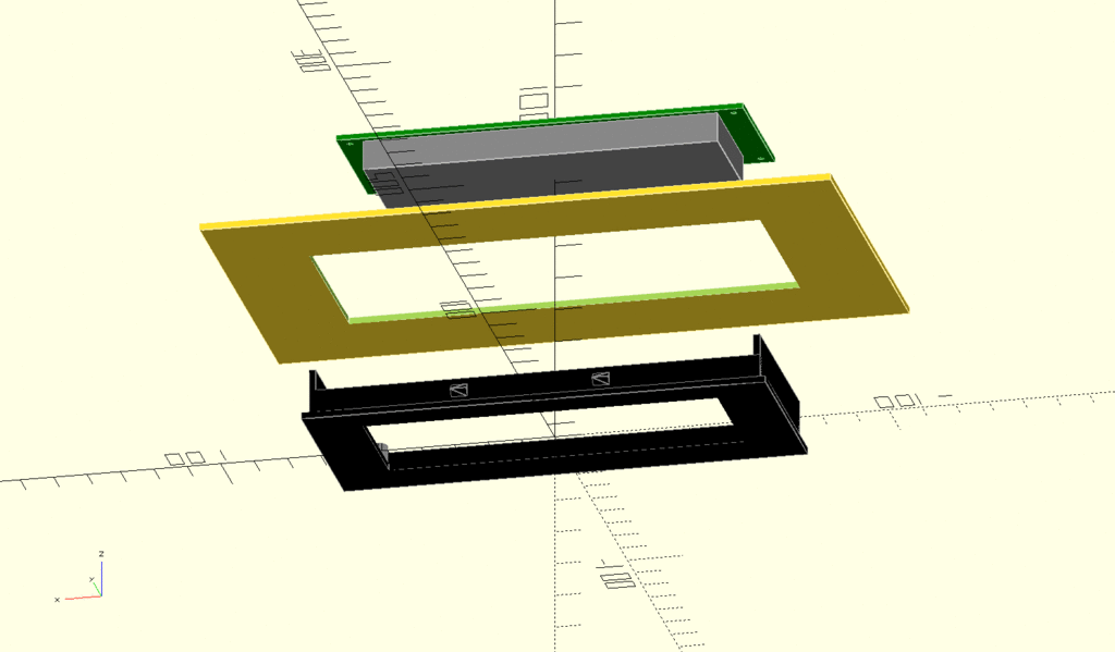 Free STL file Universal Mounting Mask for LCD Modules・3D printable ...
