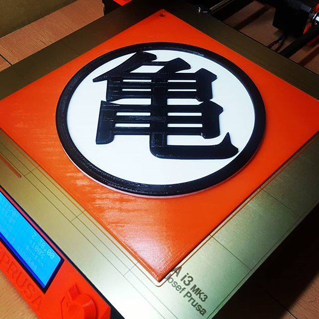 Free 3D file Dragon Ball - Kame Kanji - Multi color・3D printer design ...