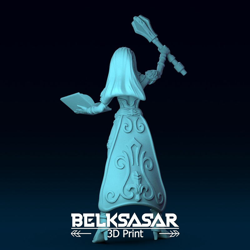 STL file Elf Priestess 3D print model・3D printable model to download・Cults