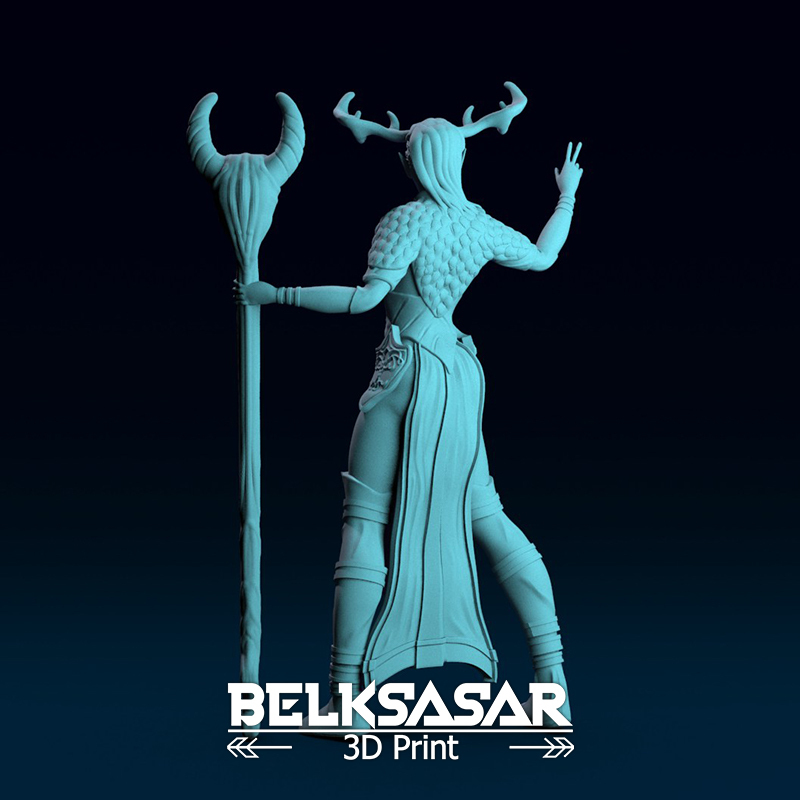 STL file Fantasy Female Druid 3D print model ♀️・Design to download and ...