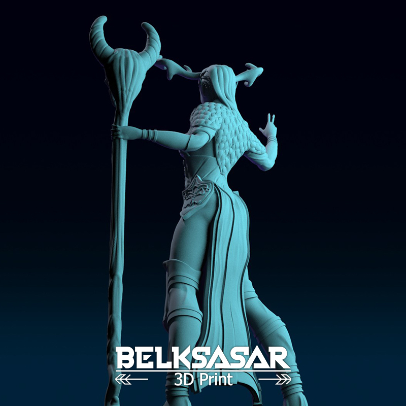 STL file Fantasy Female Druid 3D print model ♀️・Design to download and ...