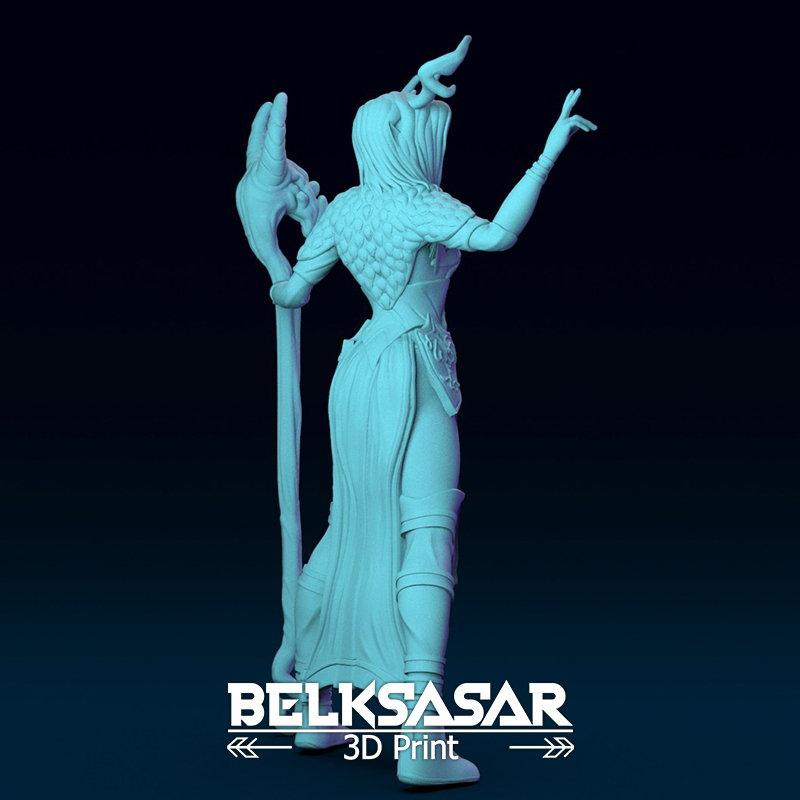 STL file Fantasy Female Druid 3D print model ♀️・Design to download and ...