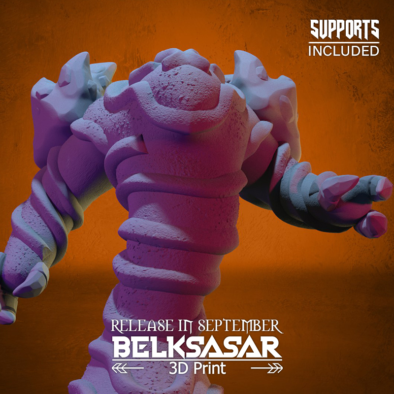 STL-Datei Sand Elemental 3D-Druckmodell 👹・Design für den 3D-Druck zum ...