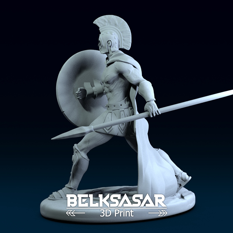 STL file Spartan warrior Walking 3D print model・3D printable model to ...
