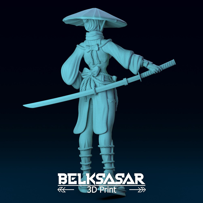 Файл STL 3D модель для печати Ronin Girl 👧・Модель для загрузки и 3D ...