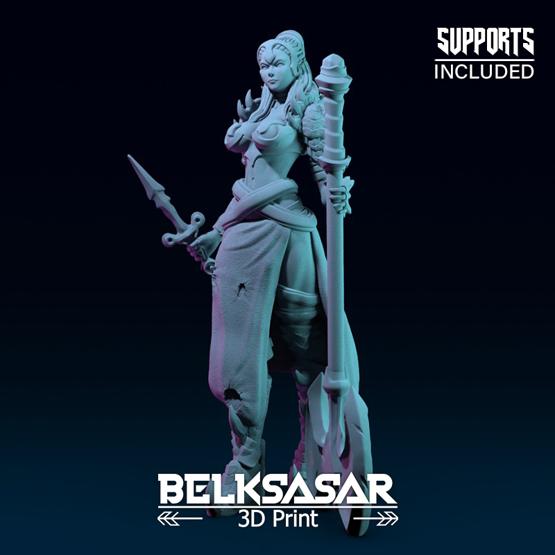 STL file Girl Monster Hunter 3D print model・3D printer design to ...