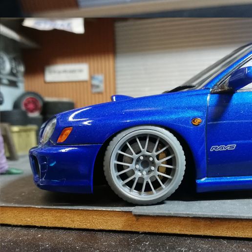 STL file 1/24 SCALE 18" Volk Racing SE37K Wheel・3D printer model to ...