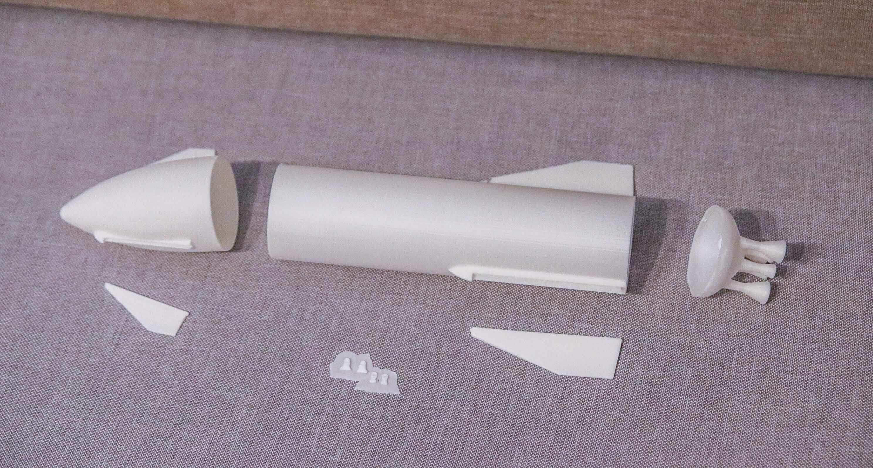 3D file SpaceX Starship 🚀・3D printing design to download・Cults