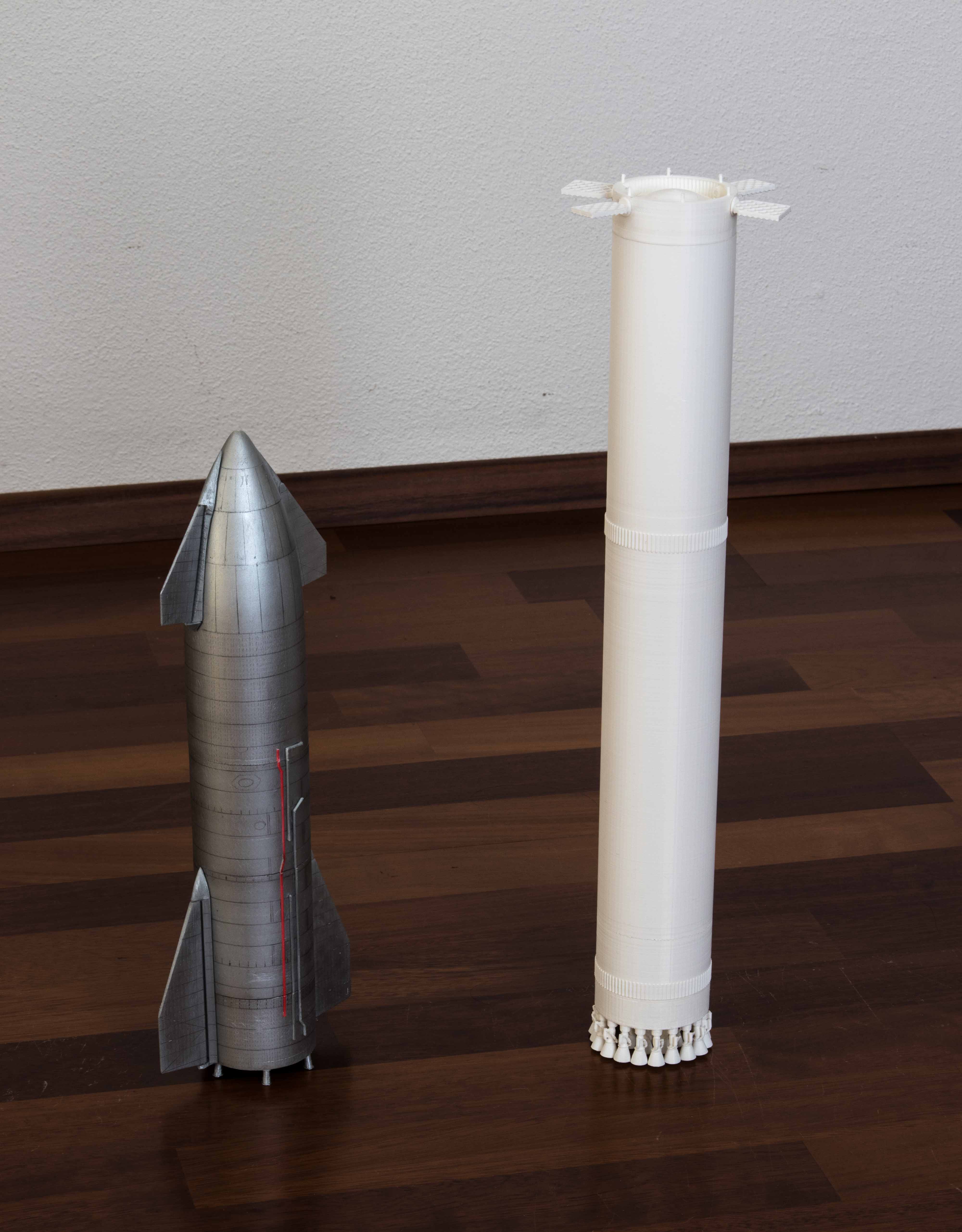 3D file SpaceX Superheavy・3D print model to download・Cults