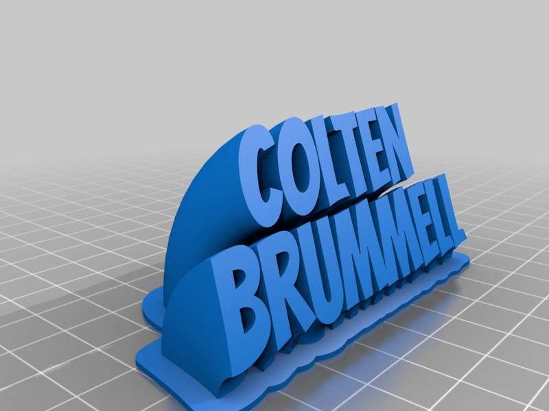 Free 3D file Colten 🏢・3D printing model to download・Cults