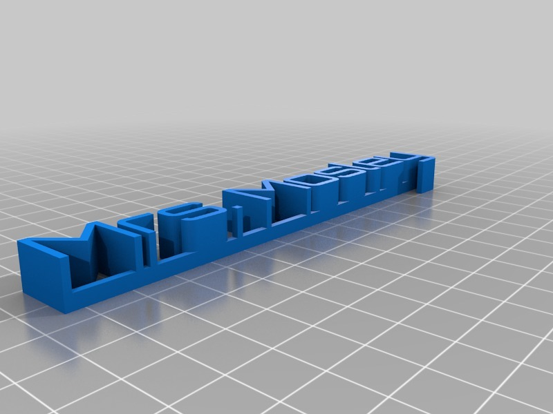 Free 3D file Mrs. Mosley 3D Name Plate 👥・3D printable design to ...