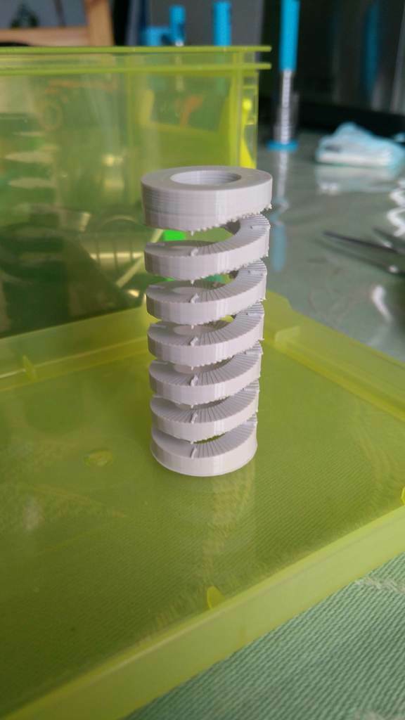 Free 3D file Printable PLA Compression Spring ID 12mm OD 22mm Height 54 ...