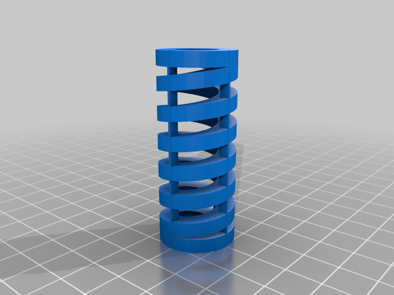 Free 3D file Printable PLA Compression Spring ID 12mm OD 22mm Height 54 ...