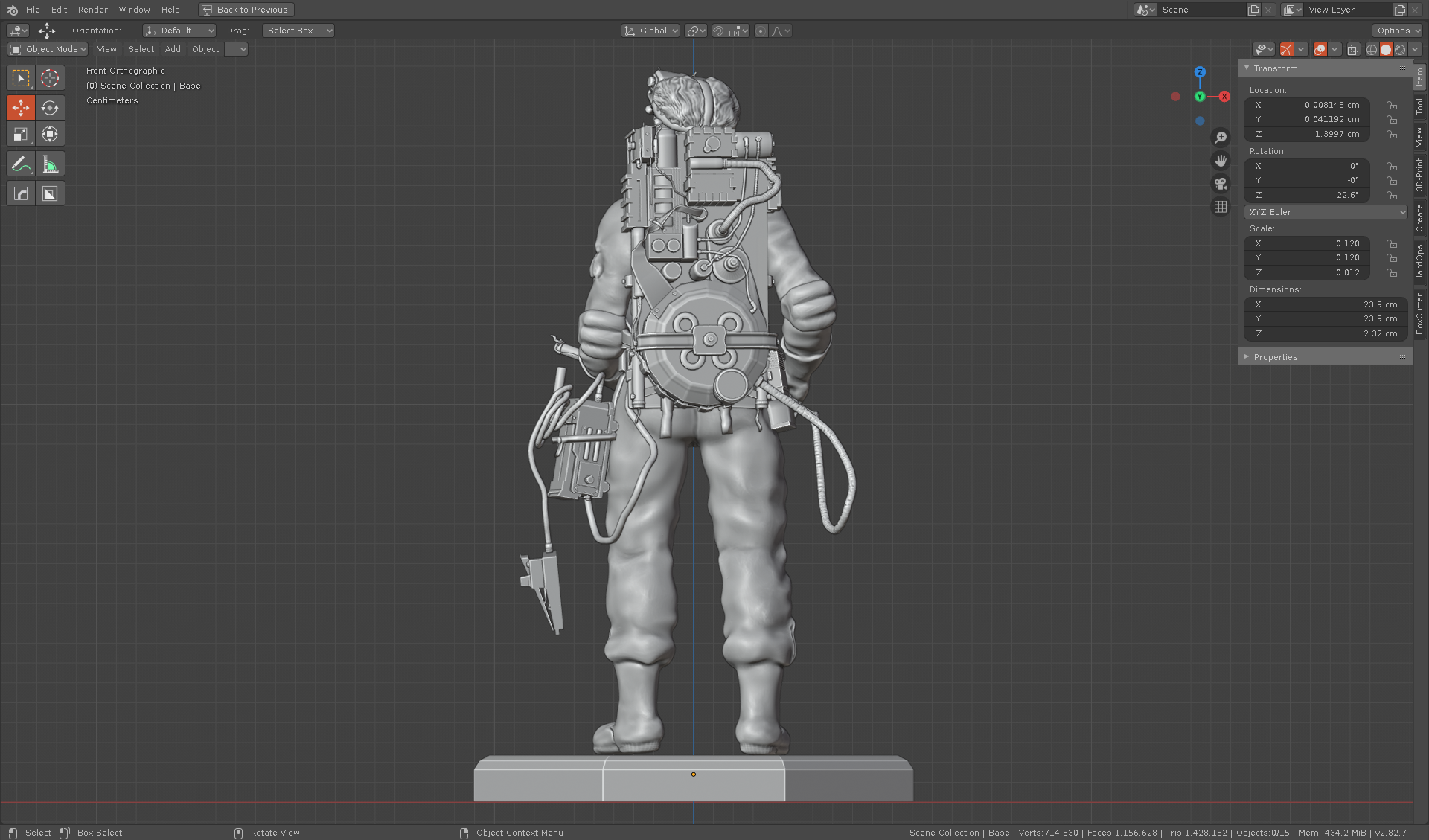 STL file Dr. Raymond Stantz - Ghostbusters (1984) 🎬・Model to download ...