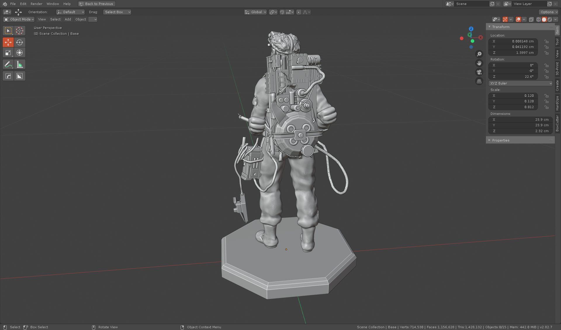 STL file Dr. Raymond Stantz - Ghostbusters (1984) 🎬・Model to download ...
