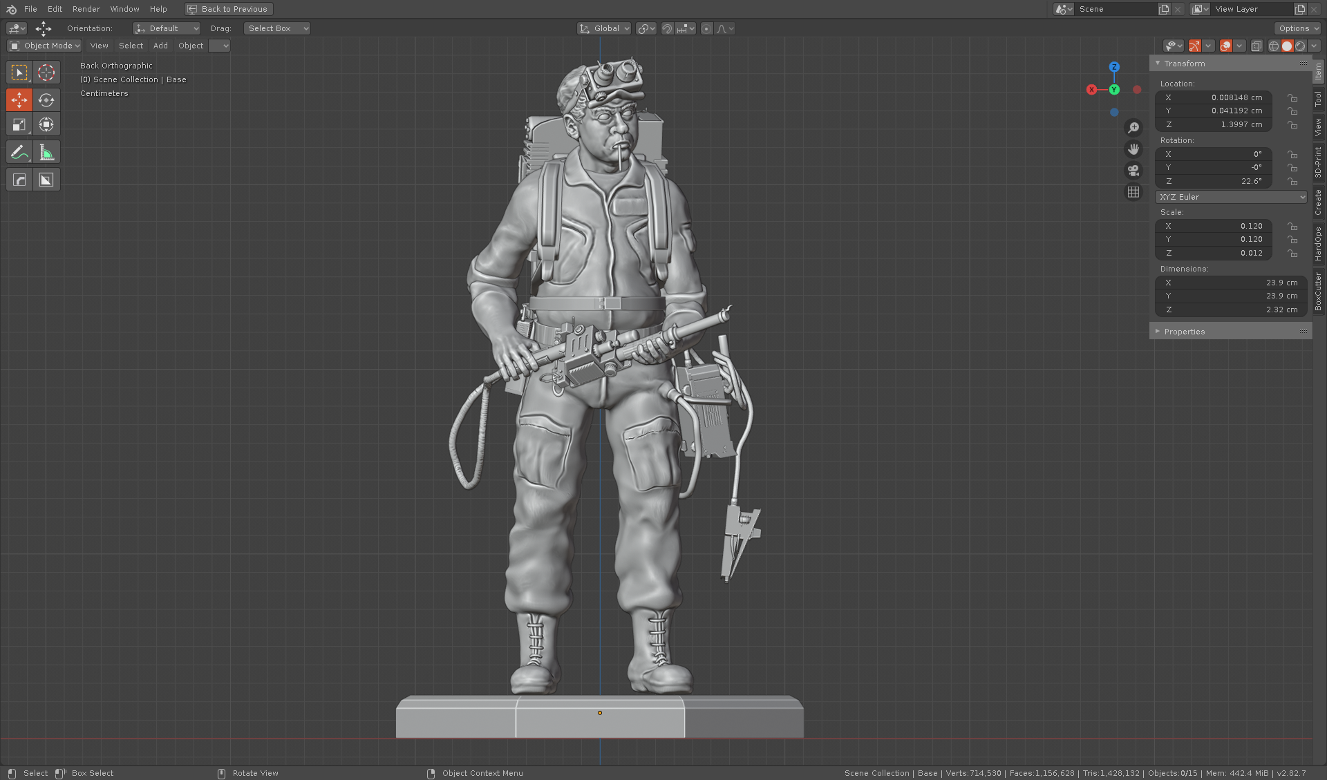STL file Dr. Raymond Stantz - Ghostbusters (1984) 🎬・Model to download ...
