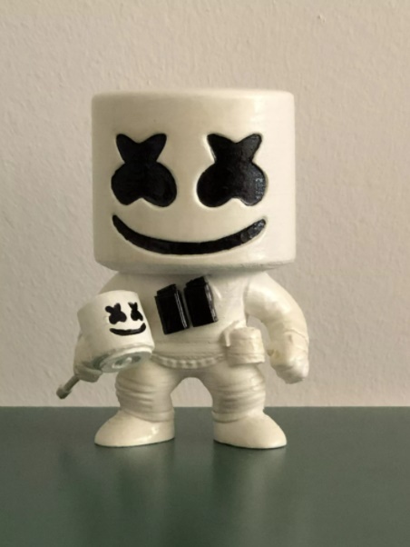Fichier STL gratuit Funko Pop - Marshmello 🎲・Plan à télécharger et à ...