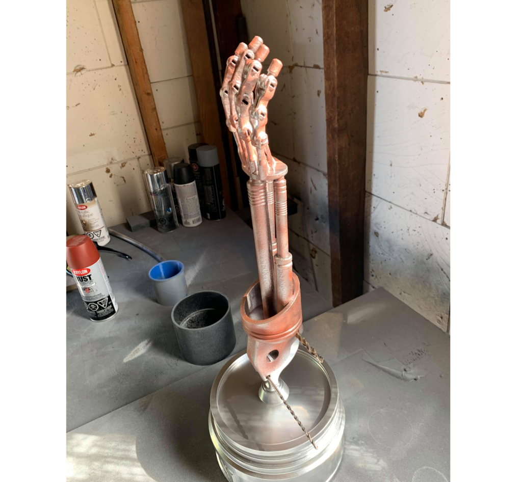 Free STL file Stand for T2 terminator arm・3D printer design to download ...