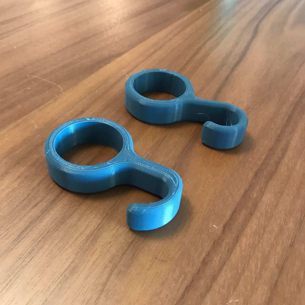 Free STL file Hook / Hanger for wardrobe pole・3D printing design to ...