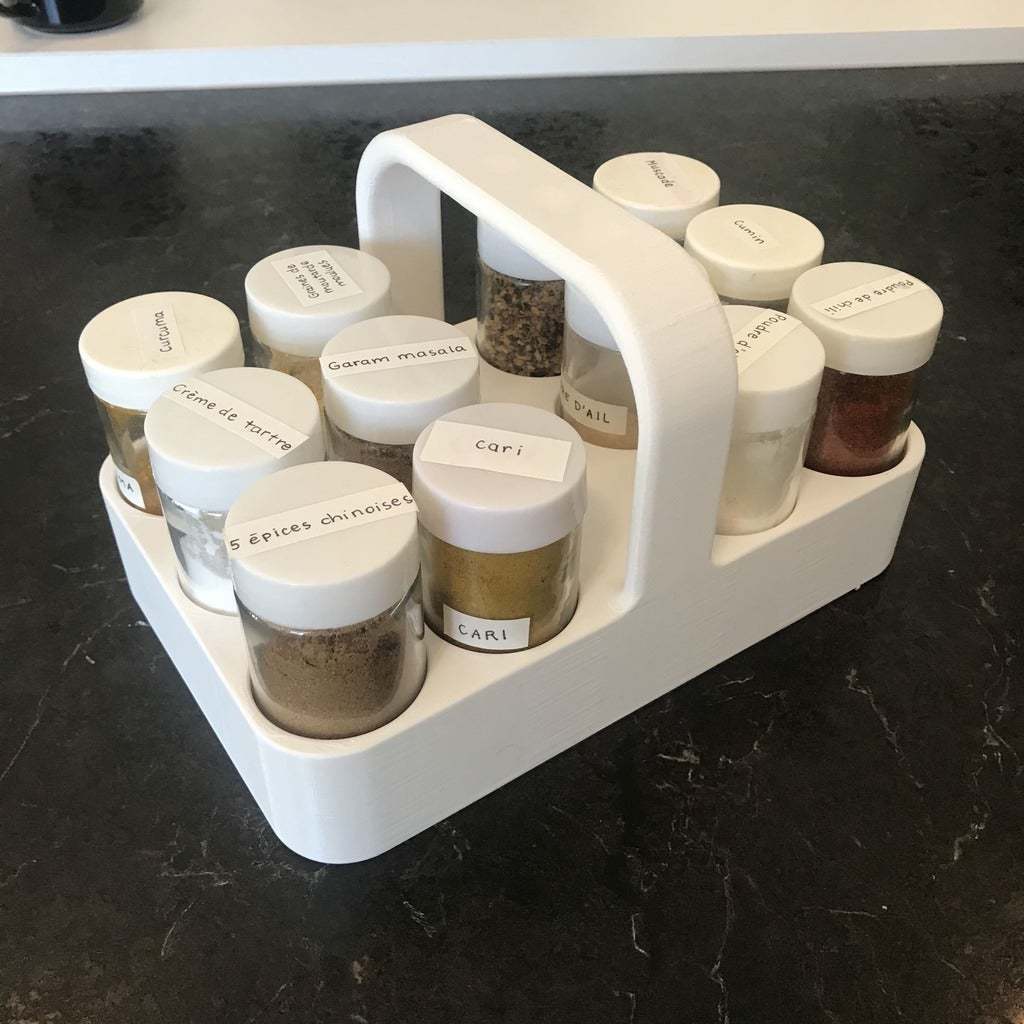 Free STL file Spice Rack / Holder / Tray・Design to download and 3D ...