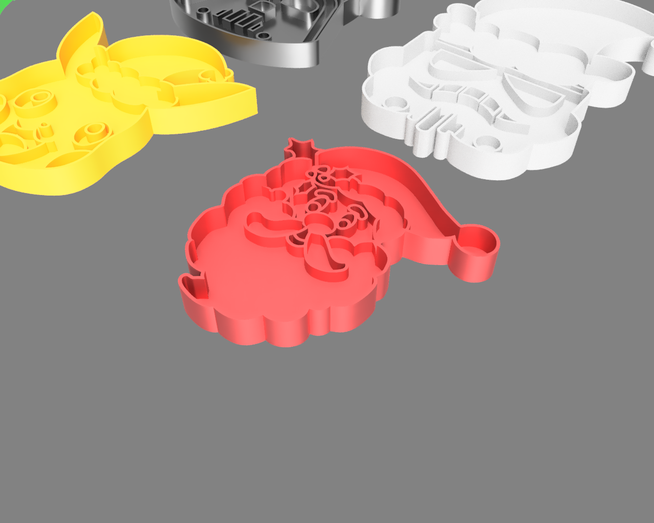 3D file christmas cutter combo・3D printing idea to download・Cults