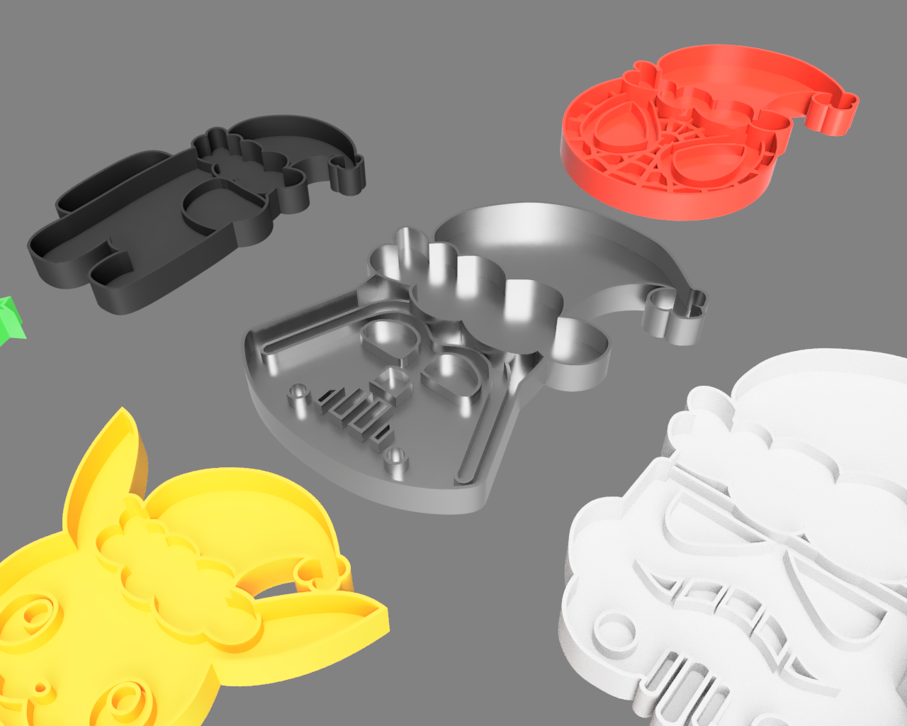 3D file christmas cutter combo・3D printing idea to download・Cults