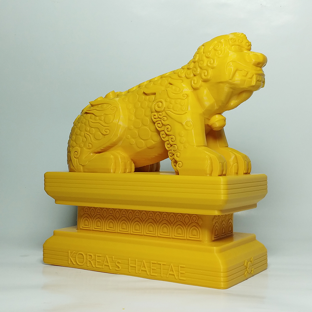 STL file KOREA MYTHICAL ANIMAL HAETAE 🦁・3D print object to download・Cults