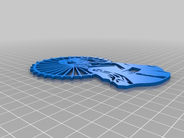 Free STL file GEİSHA WALL SCULPTURE 2D 🗿・Design to download and 3D ...