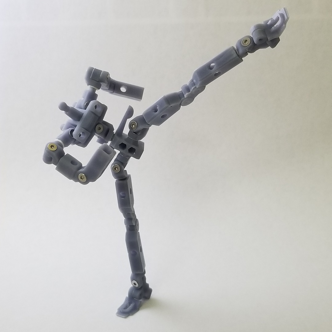 3D file X-Frame (Articulated Action Frame for Mecha) 🖼️・3D printable ...