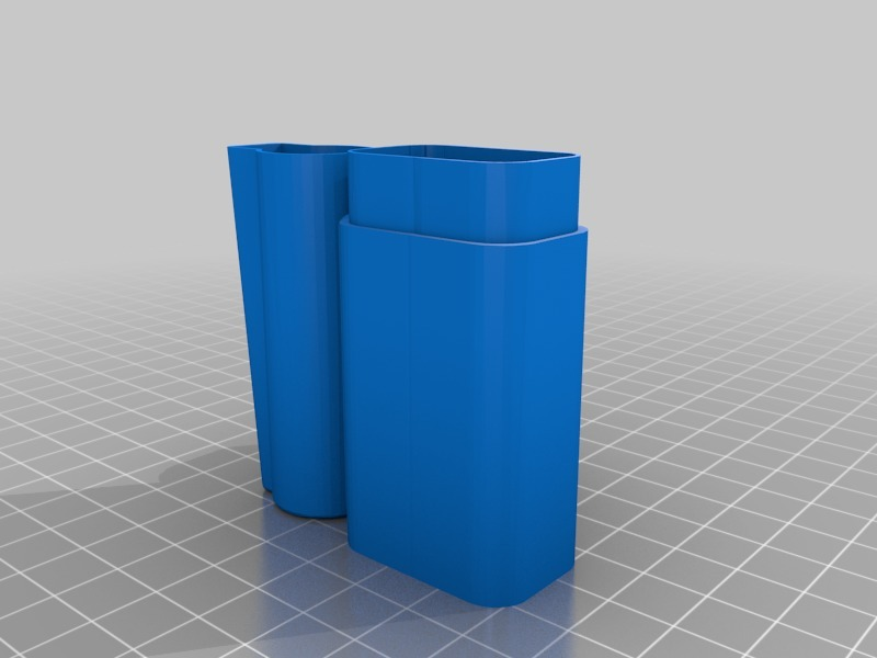 STL file cigarette case with clipper 🚬・Model to download and 3D print・Cults
