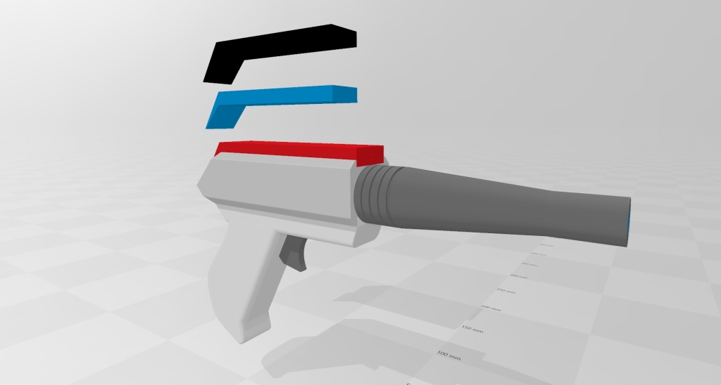 STL file Gerry Anderson Captain Scarlet Gun Pistol 🔫・3D print design to ...