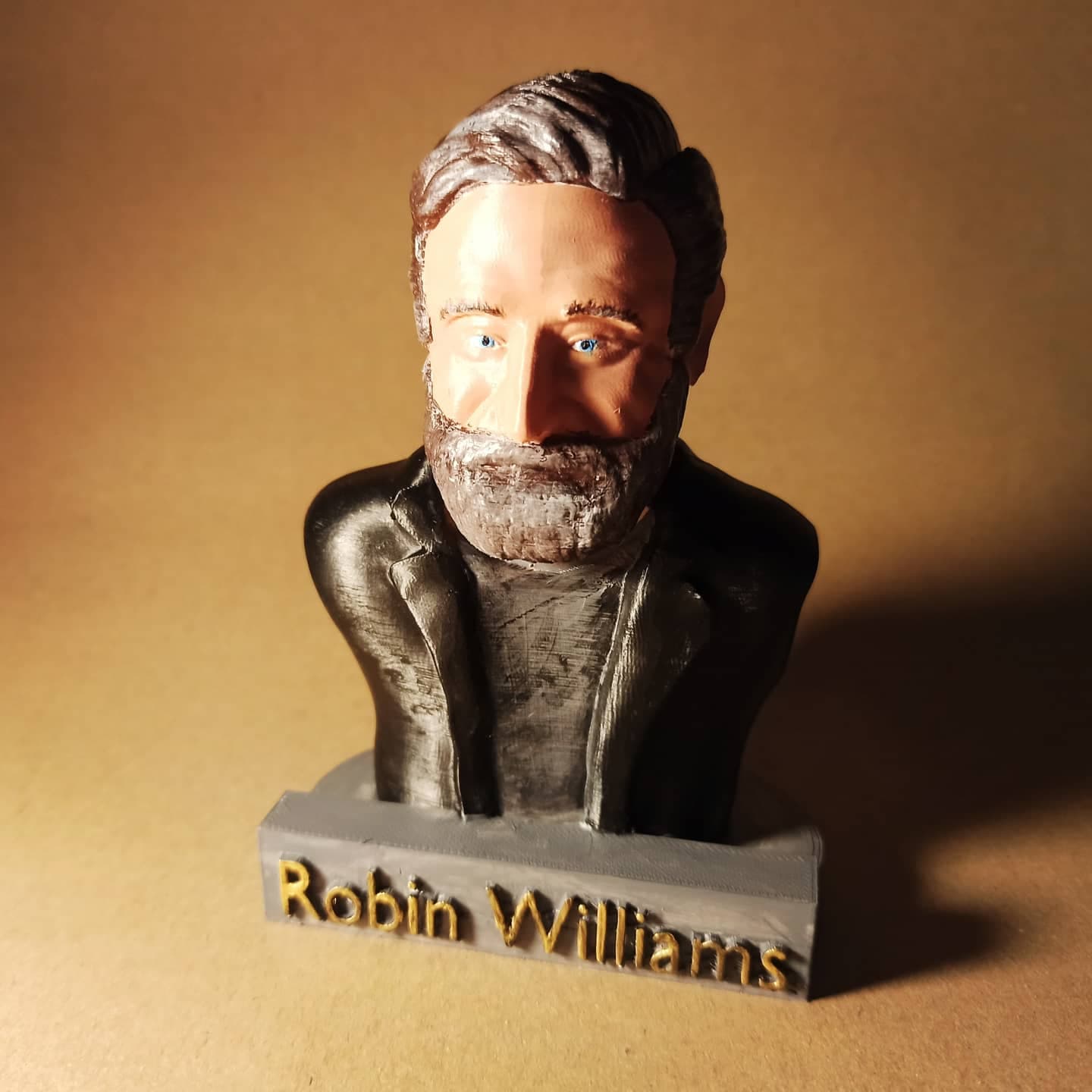 Free STL file Robin Williams Bust 👤・3D printing design to download・Cults