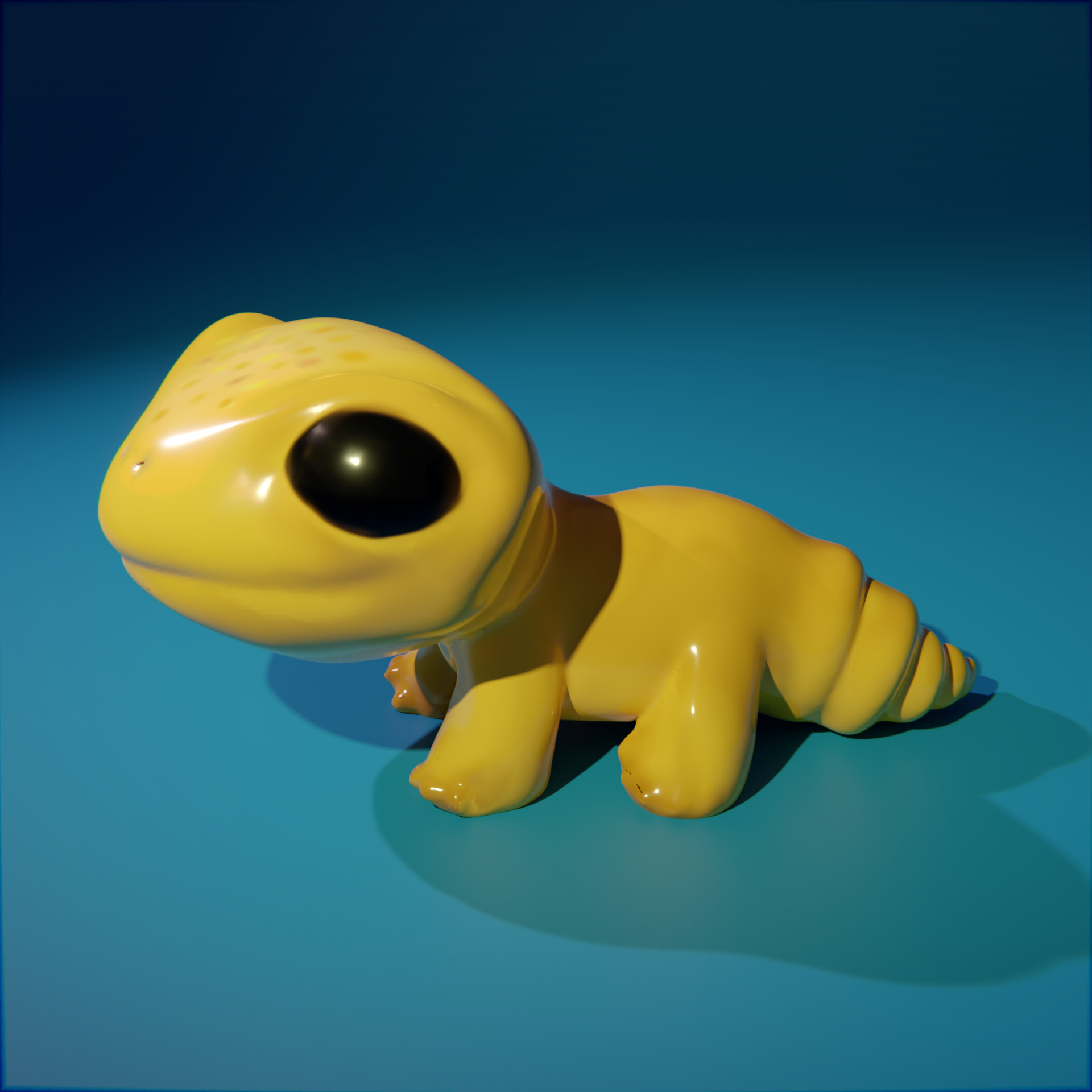 Free STL file Cute Gecko 🦎・3D print design to download・Cults