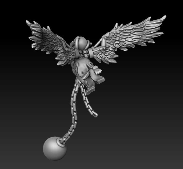 Free STL file Chaos Cherubs - Evil Flying Babies ⚔・3D printable model ...