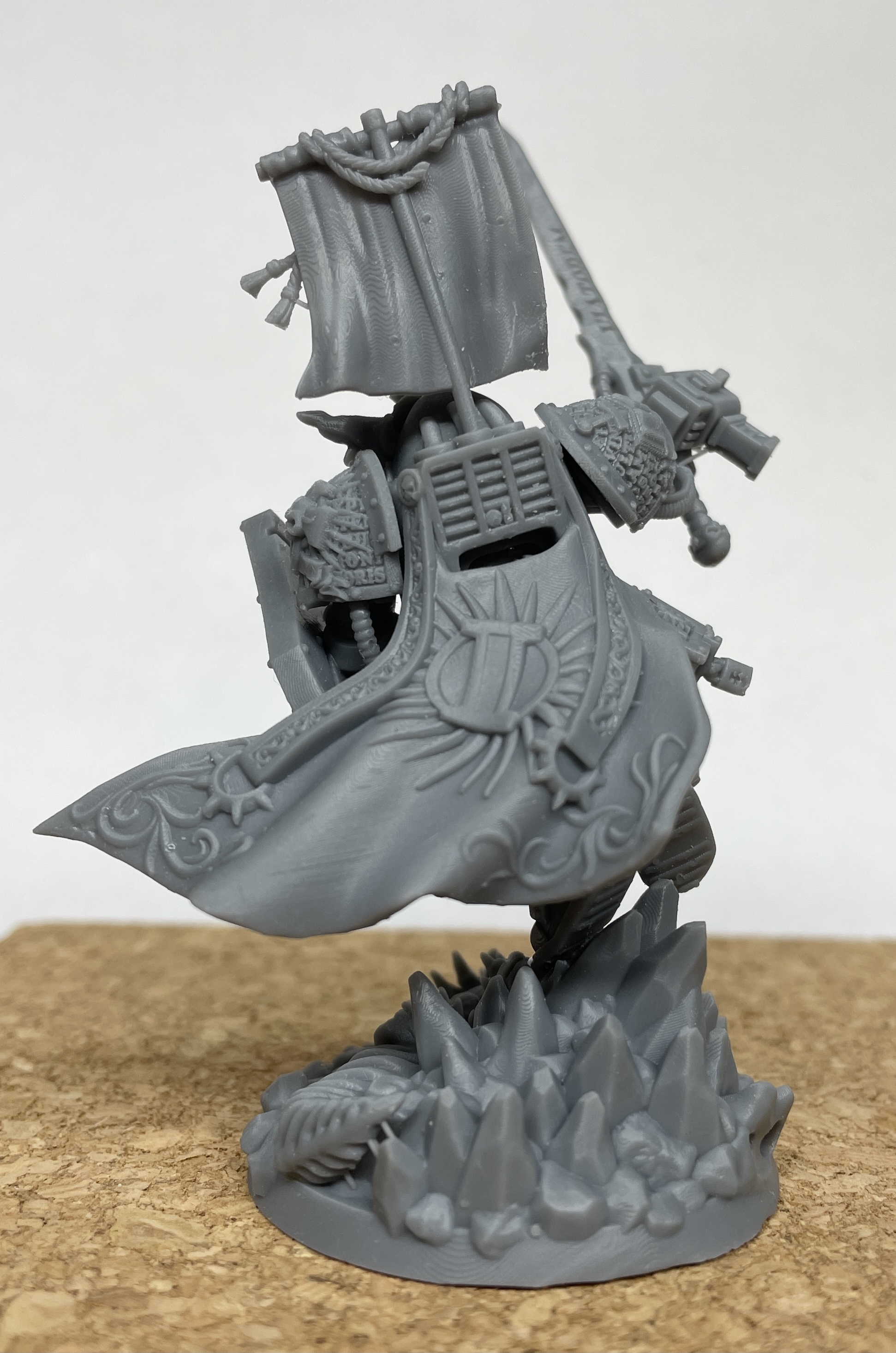 3D file Silver Wardens Supreme Warptraveler (presupported)・3D printer ...