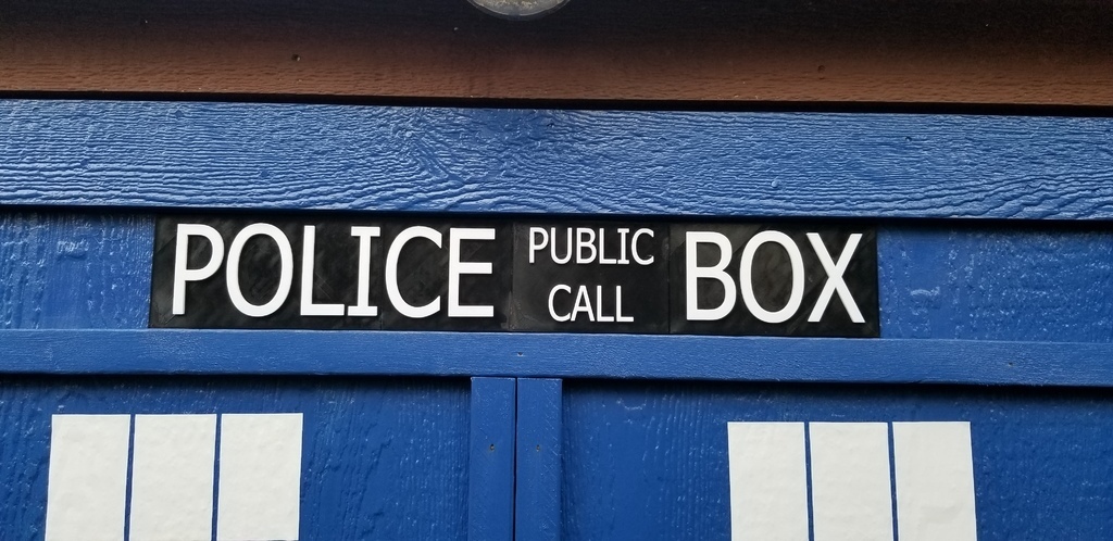 Free STL file Police Box Sign・Template to download and 3D print・Cults