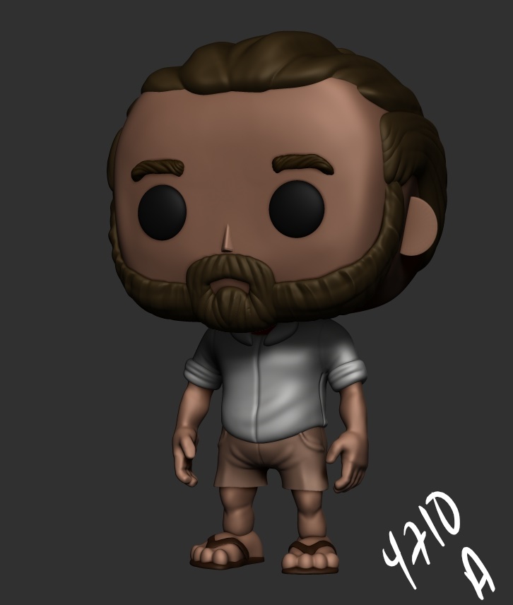 STL file New hippie couple funko・3D printer design to download・Cults