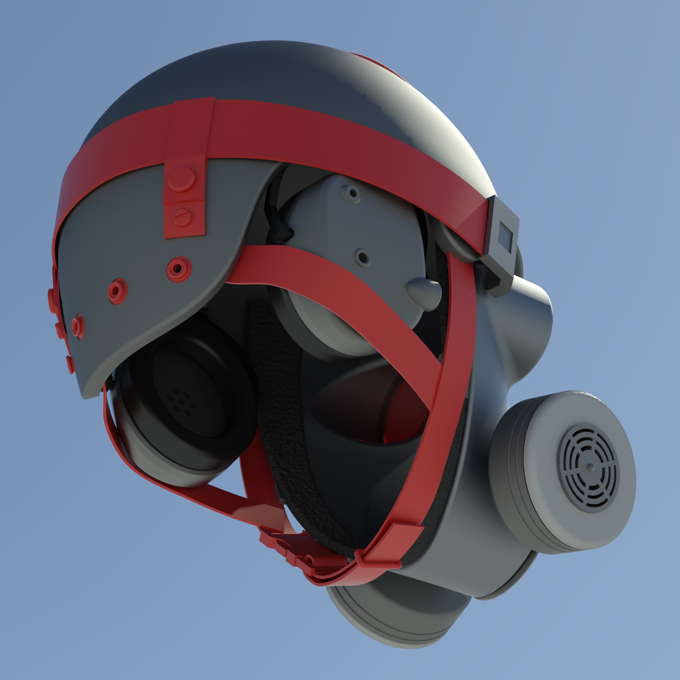 3D file STALKER Exoskeleton Helmet Gas mask and Headphones. Video game ...