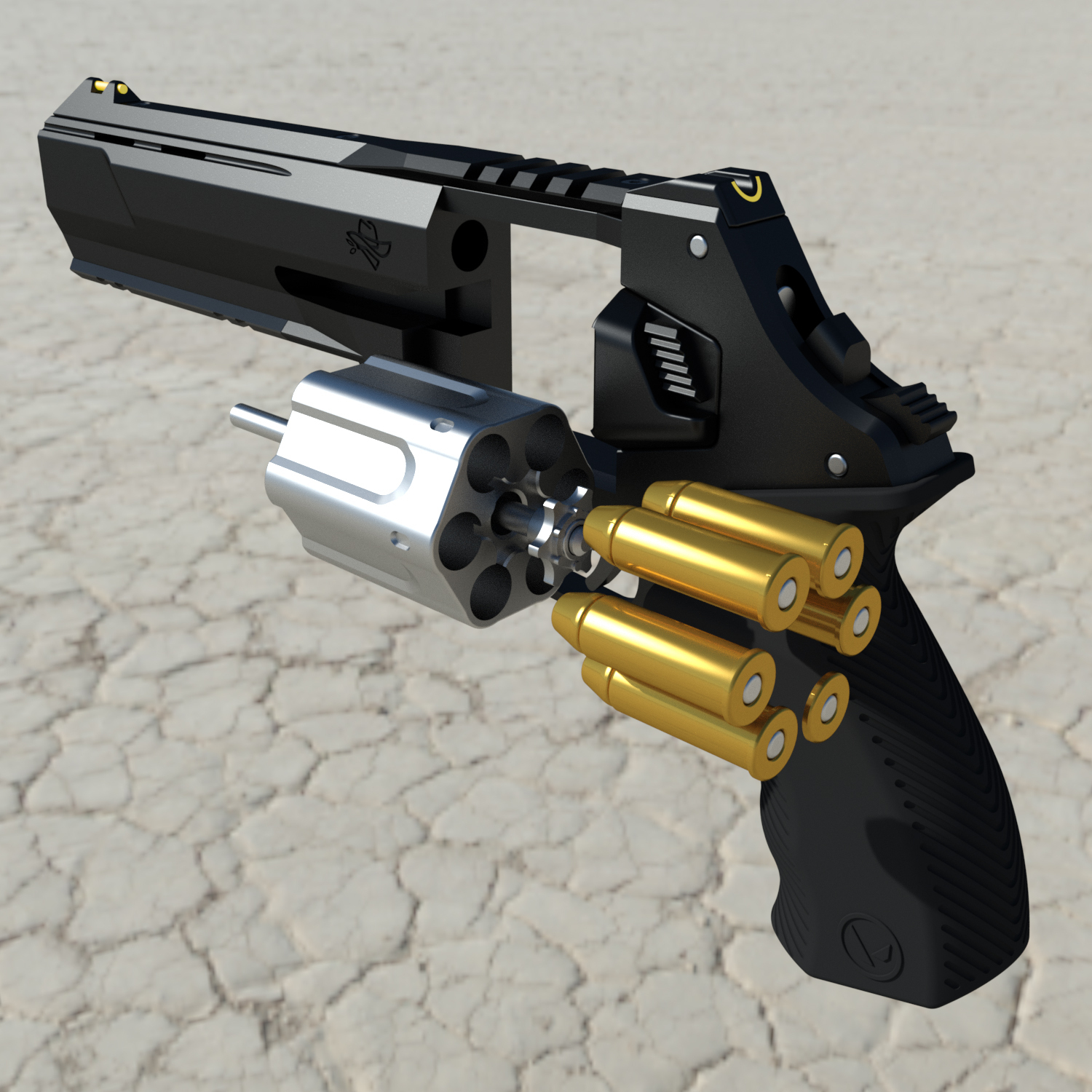 3D file Valorant SAR-6 Sheriff Revolver Default skin. Video game, props ...
