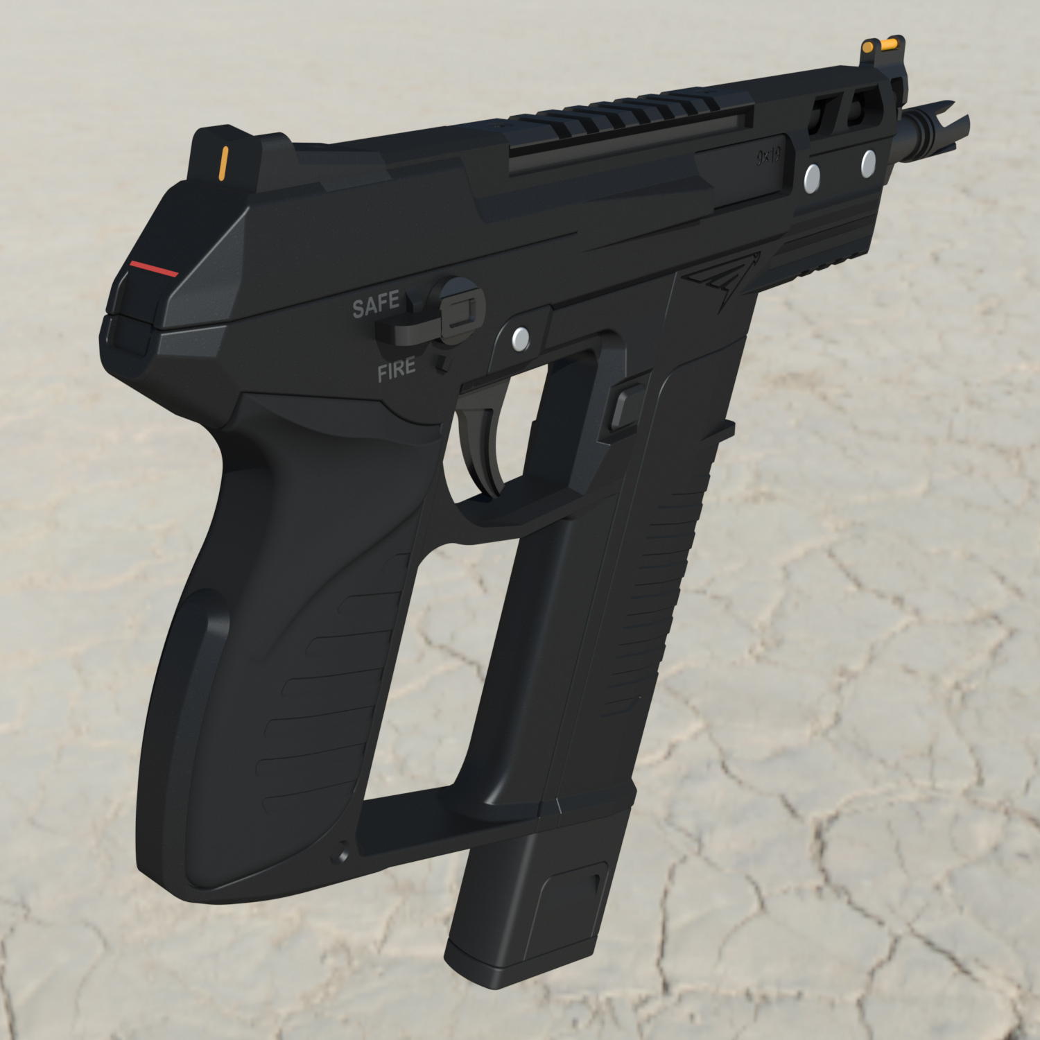 3D file Valorant AMP-11 Frenzy Automatic pistol Default skin. Video ...