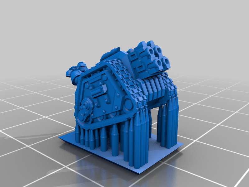 Free STL file Galactic Crusaders - Gun Platform- 6-8mm 🔫・3D printable ...