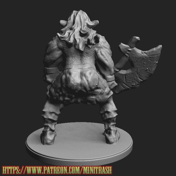 Free STL file Orc guard miniature・Design to download and 3D print・Cults