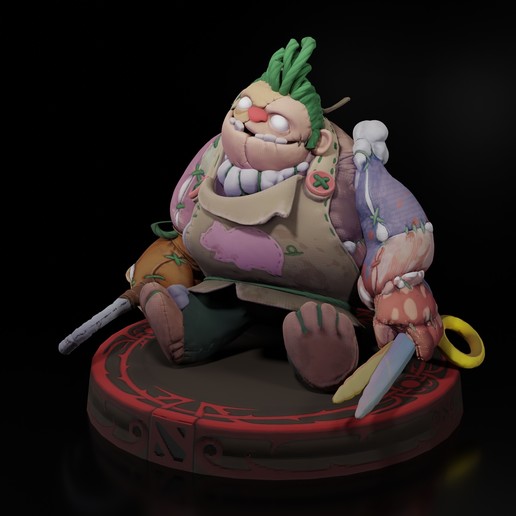 Download STL file Dota2 Pudge Cute • 3D printable design ・ Cults